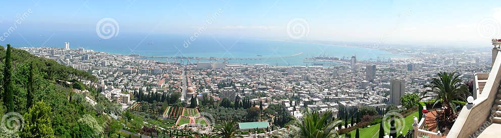 Haifa stock image. Image of city, landscape, scenery, town - 897213