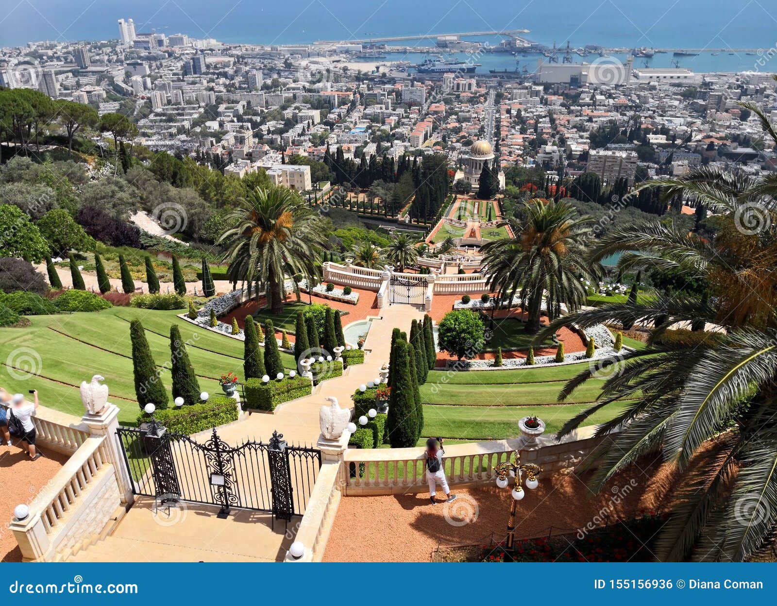 Haifa, Israel - Panoramic View Editorial Photo - Image of haifa, centre ...