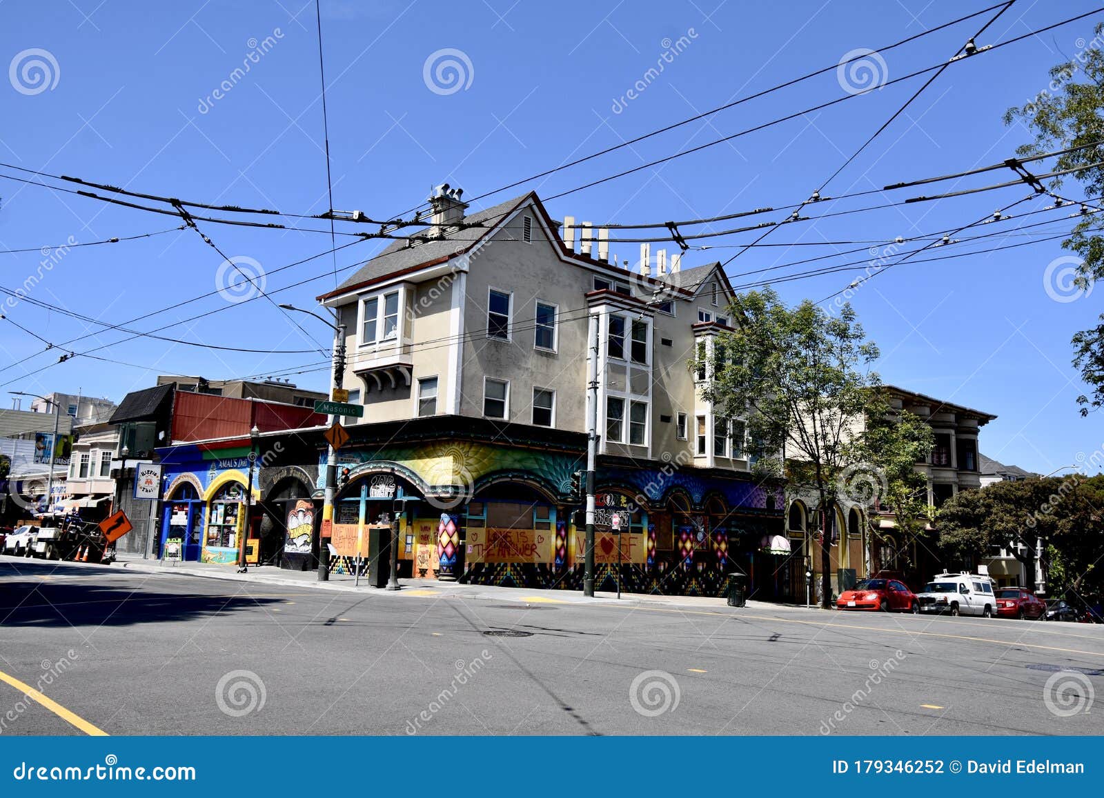 Haight Street in the Age of Covid-19 Pandemic, 1. Editorial Photography ...