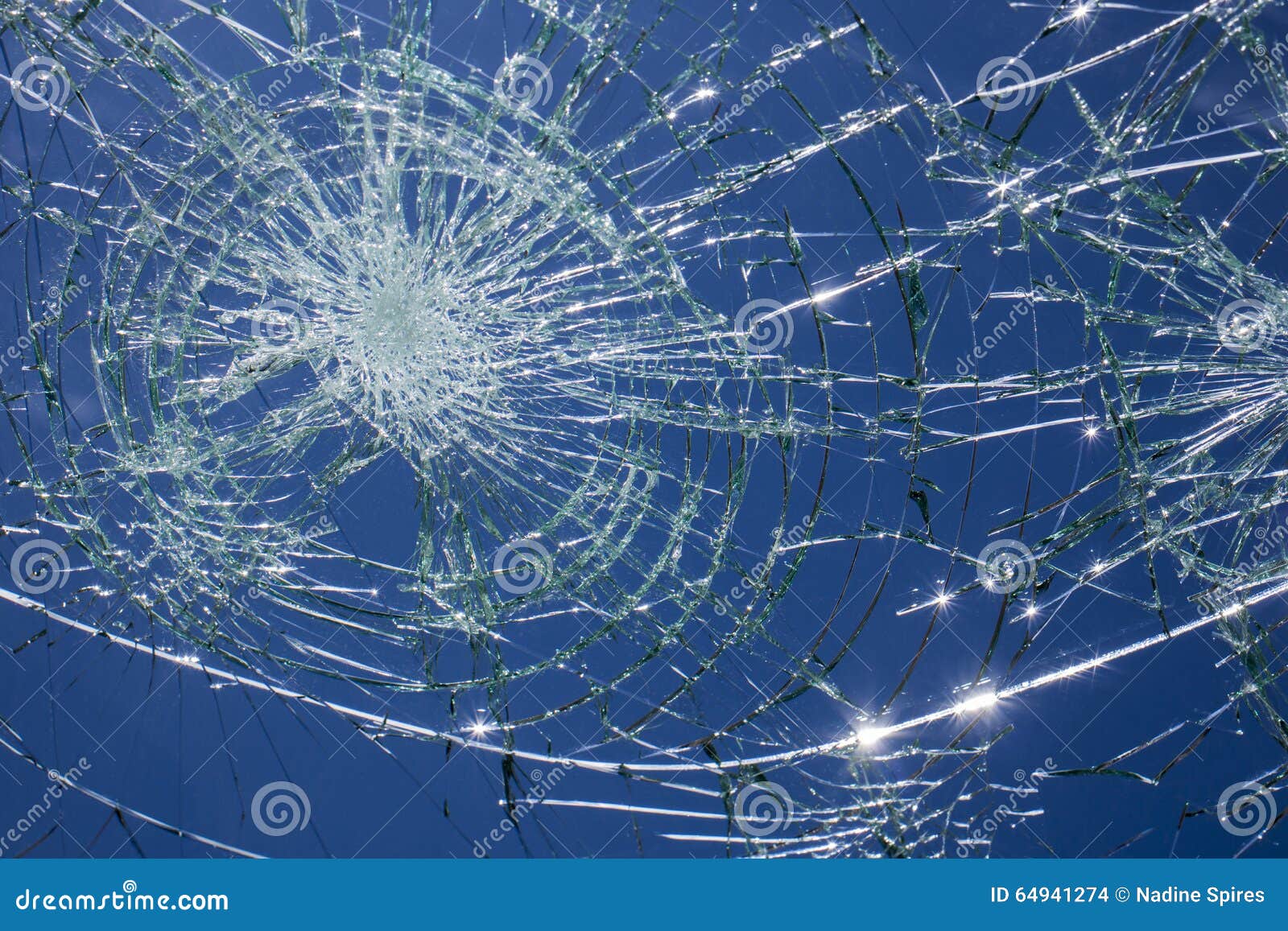 Hail Damage To Car Windshield Stock Photo - Image of storm, major: 64941274