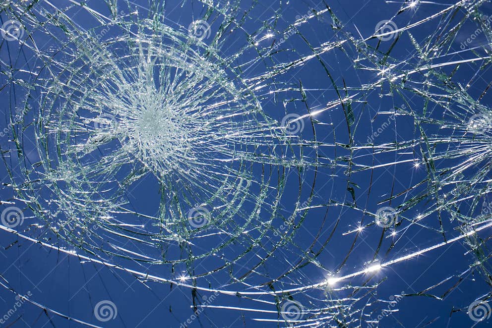 Hail Damage To Car Windshield Stock Photo - Image of storm, major: 64941274
