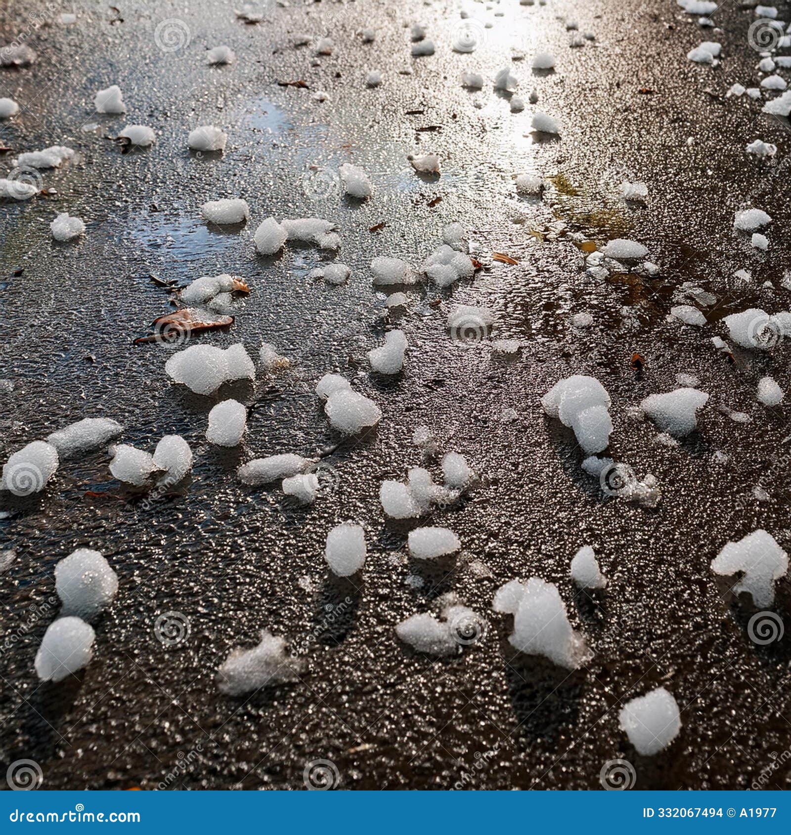 Falling Hail Or Snow On A Transparent Background. Falling Water Drops ...