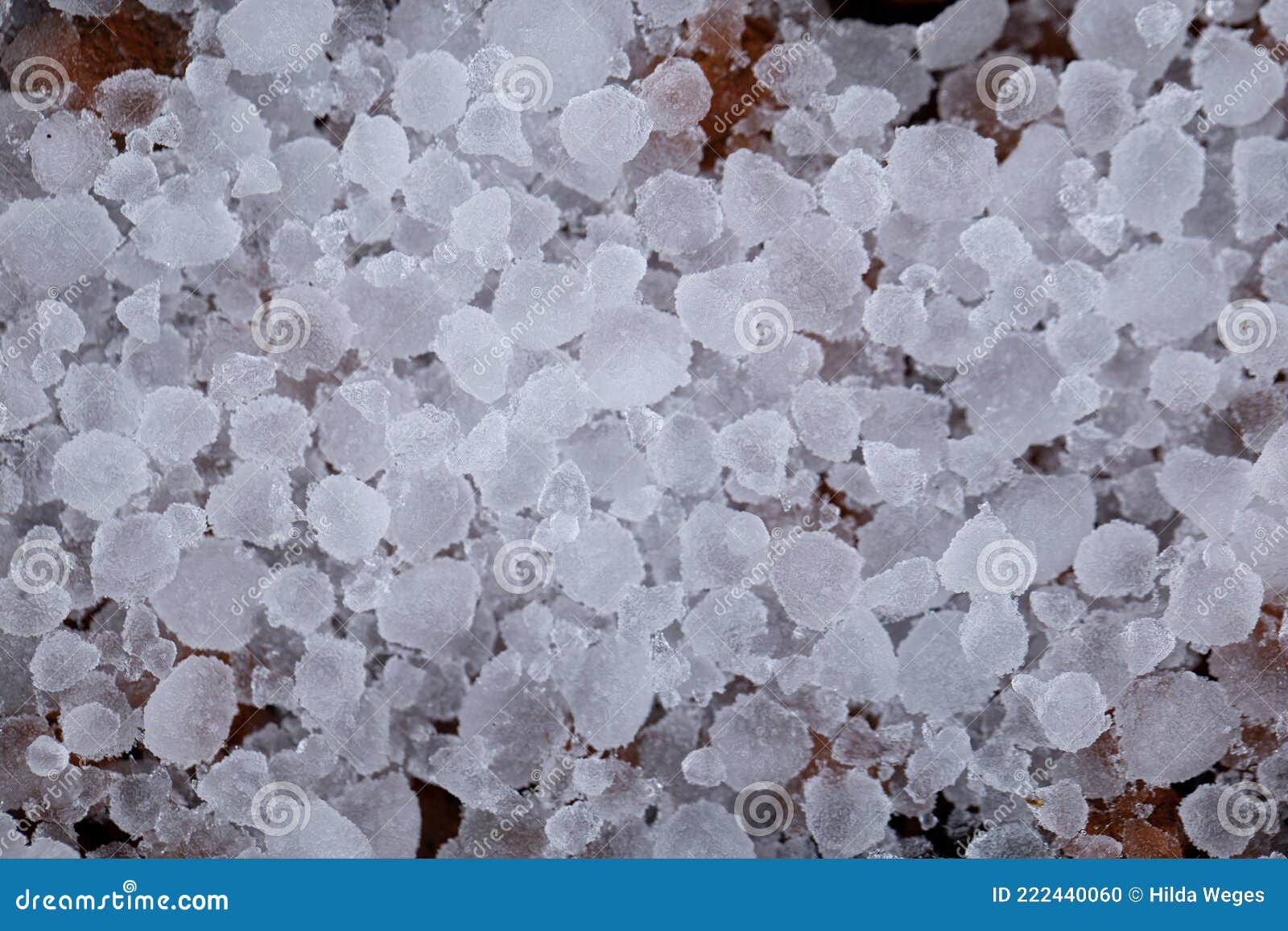 Hail after an Ice Storm on the Street Stock Photo - Image of nature ...