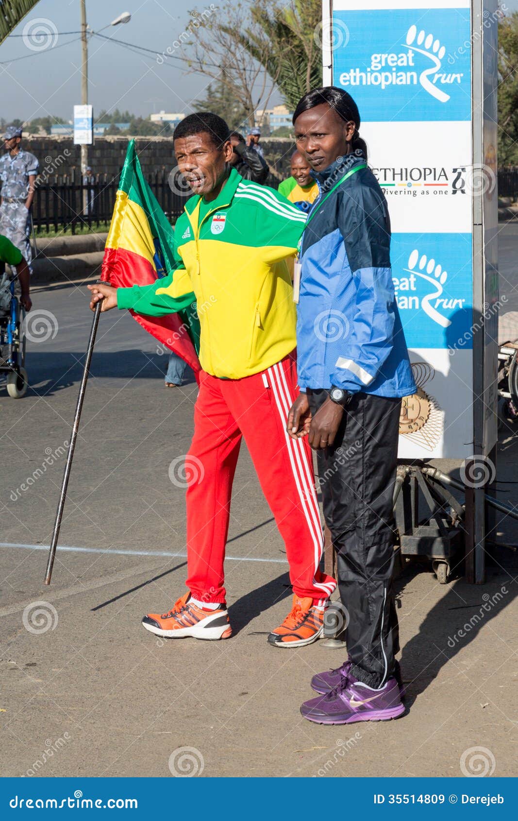 Haile Gebrselassie Und Priscah Jeptoo Redaktionelles Stockbild - Bild von sport, fall: 35514809