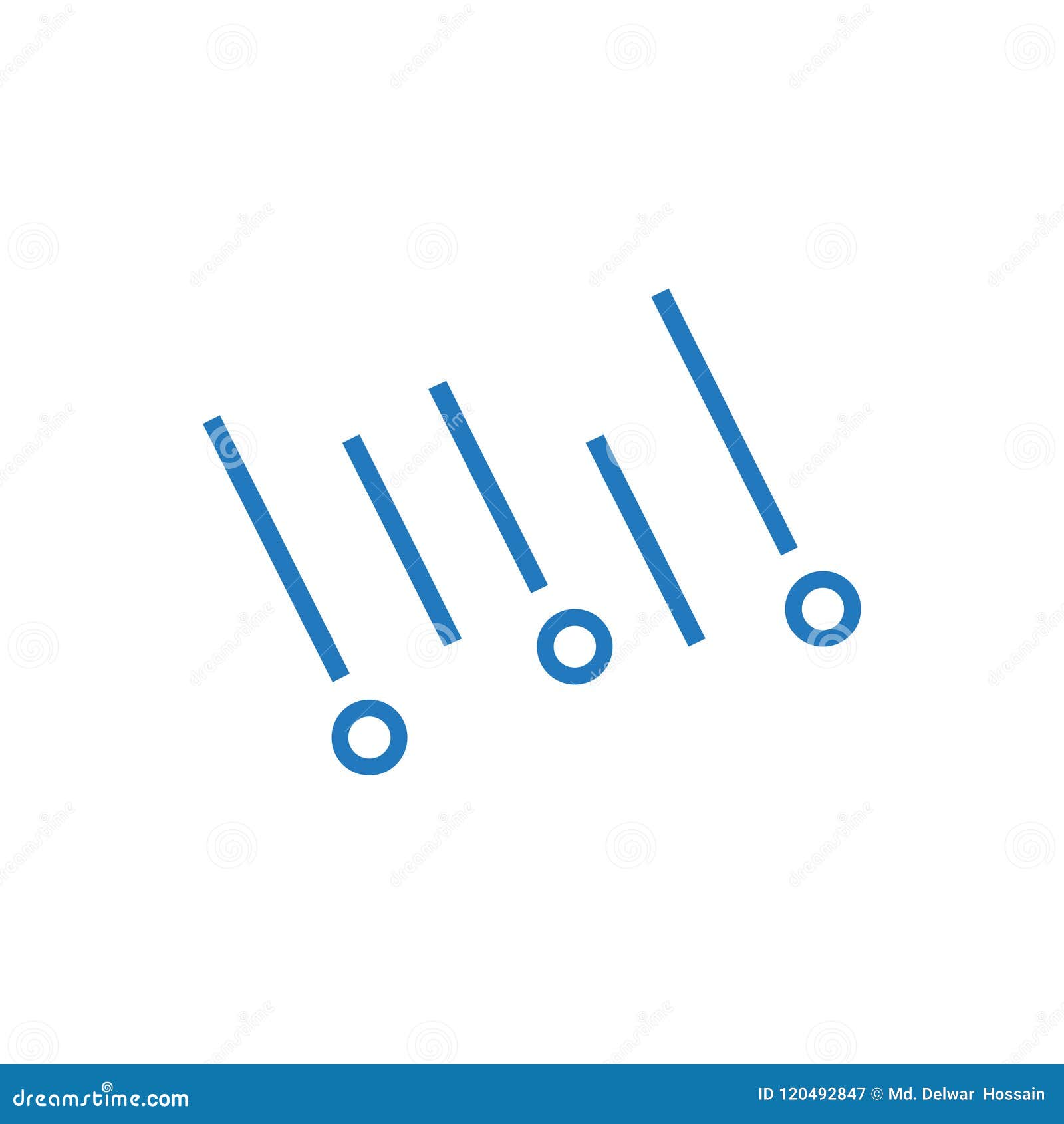 Hailstones Icon stock vector. Illustration of symbol - 120492847