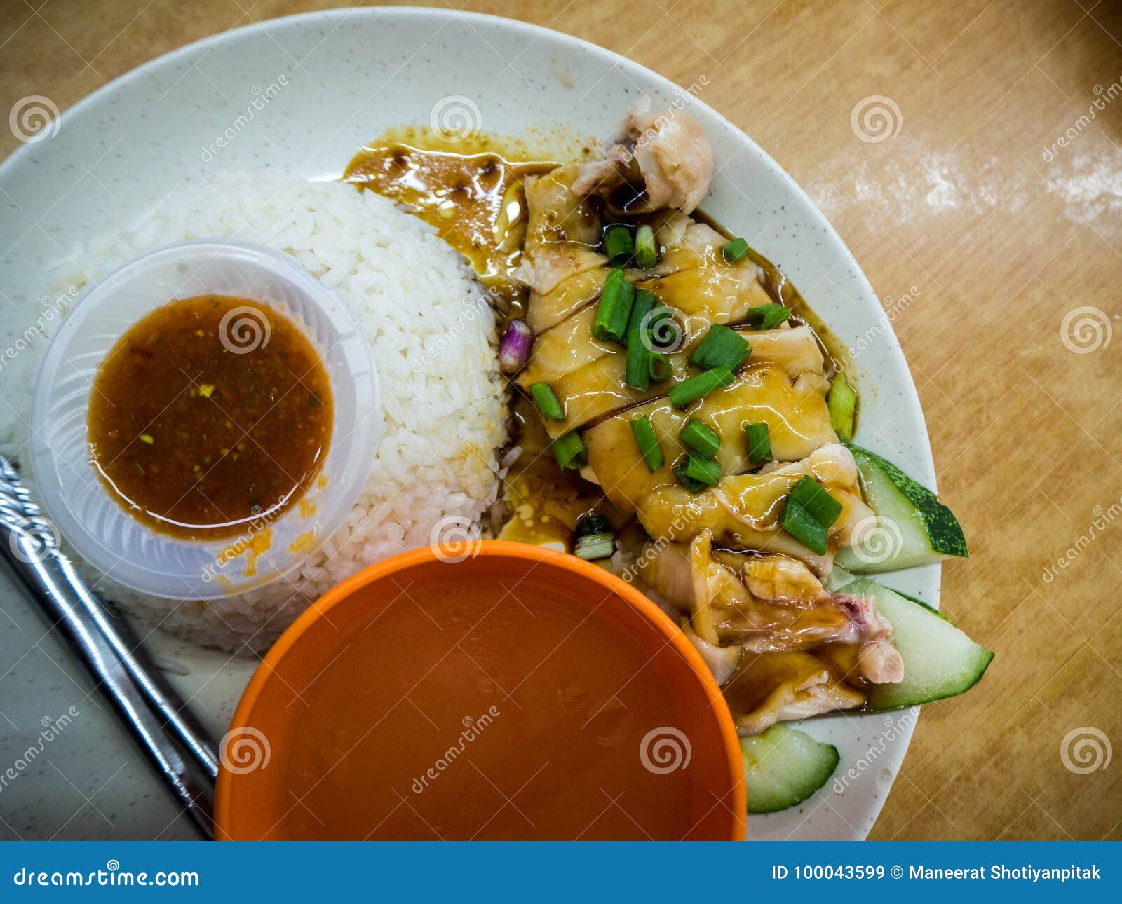 Hainan Chicken Rice in Penang, Malaysia Stock Image - Image of malaysia ...