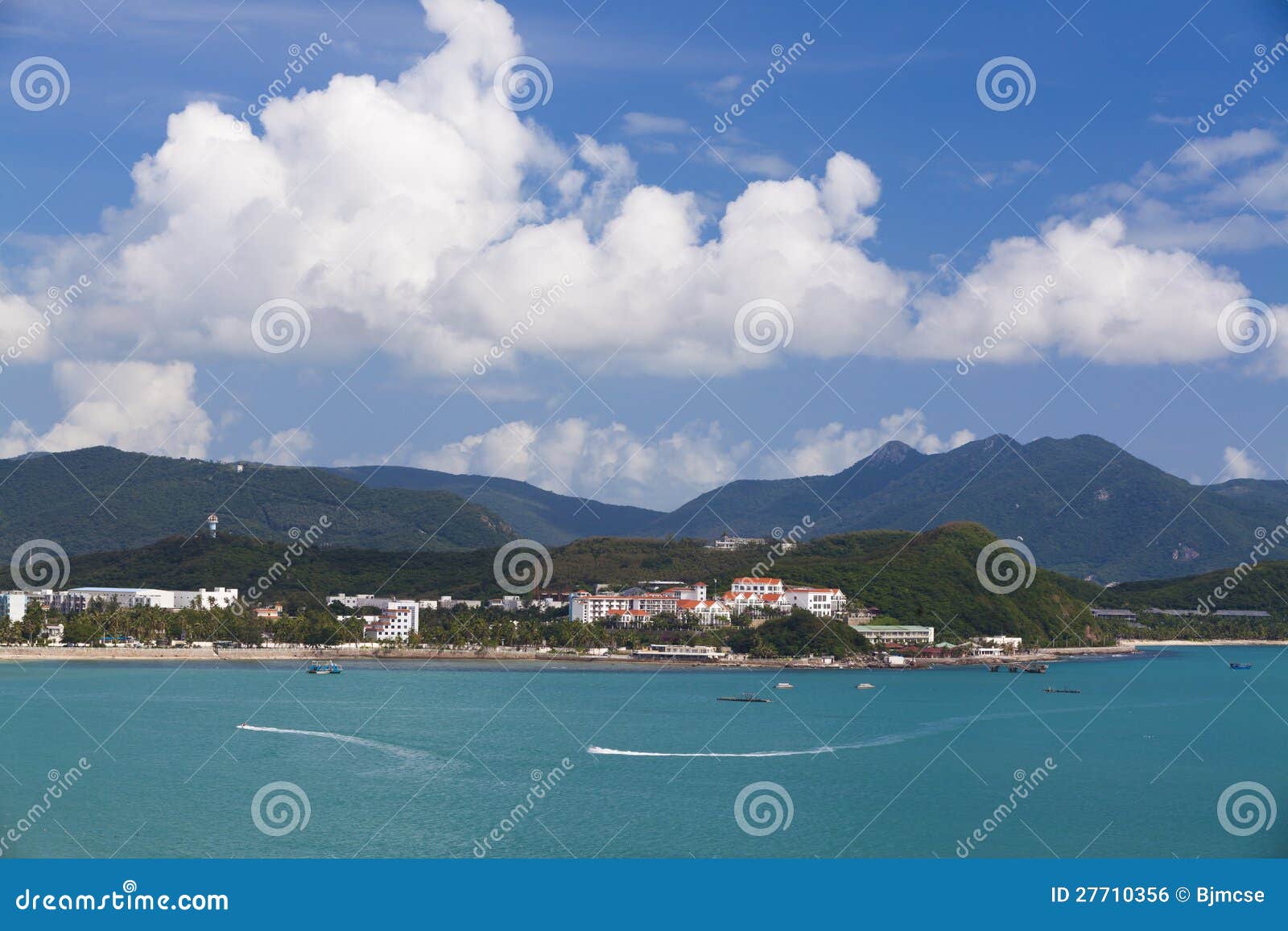 Hainan sanya sunny stock photo. Image of beautiful, scenery - 27710356