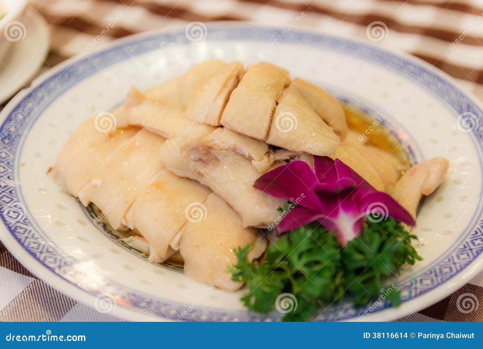 Hainanese chicken stock photo. Image of singapore, hainan - 38116614