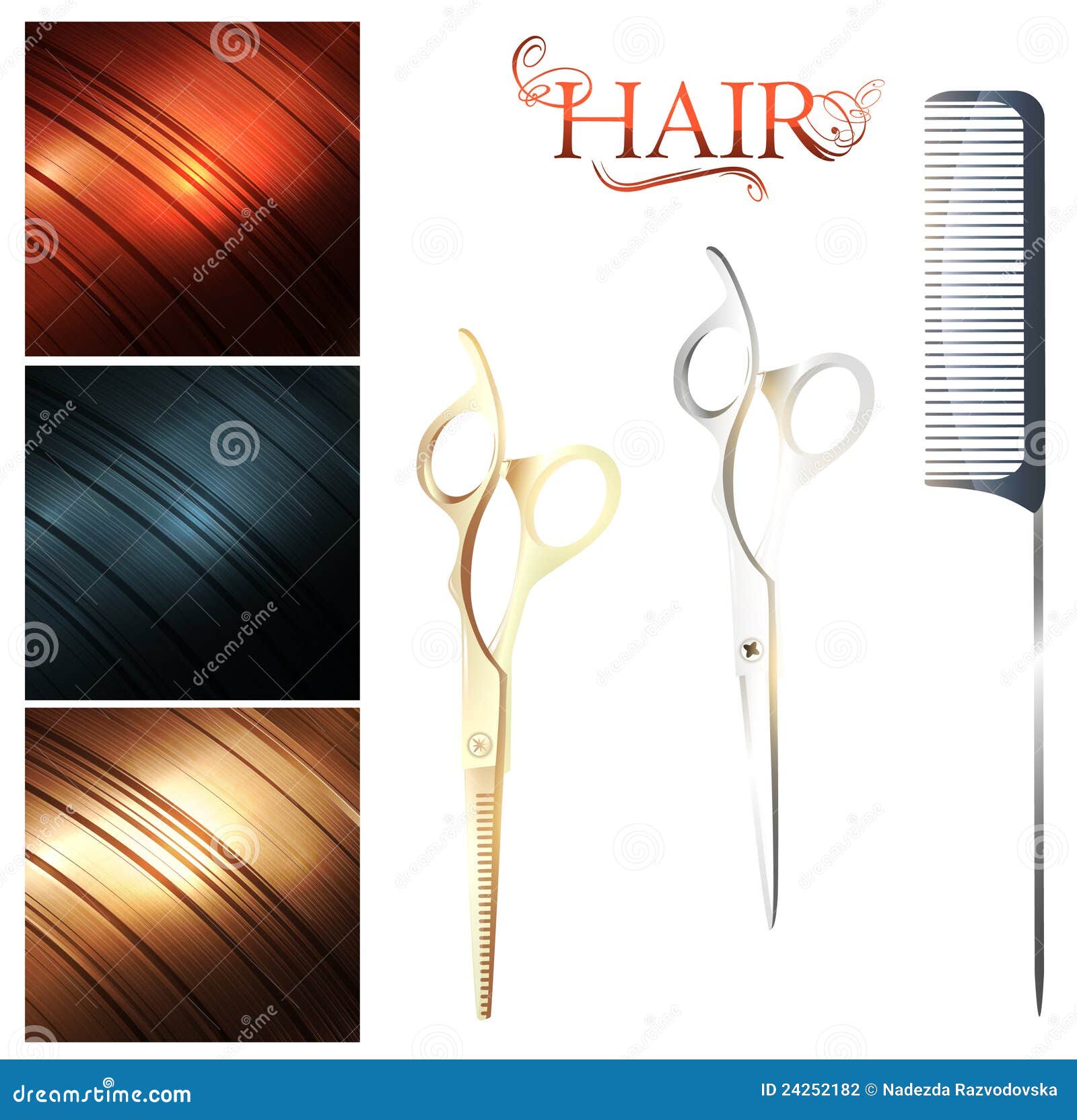 Hair Sample, Curls In A Bag In The Hands Of A Laboratory Assistant For ...