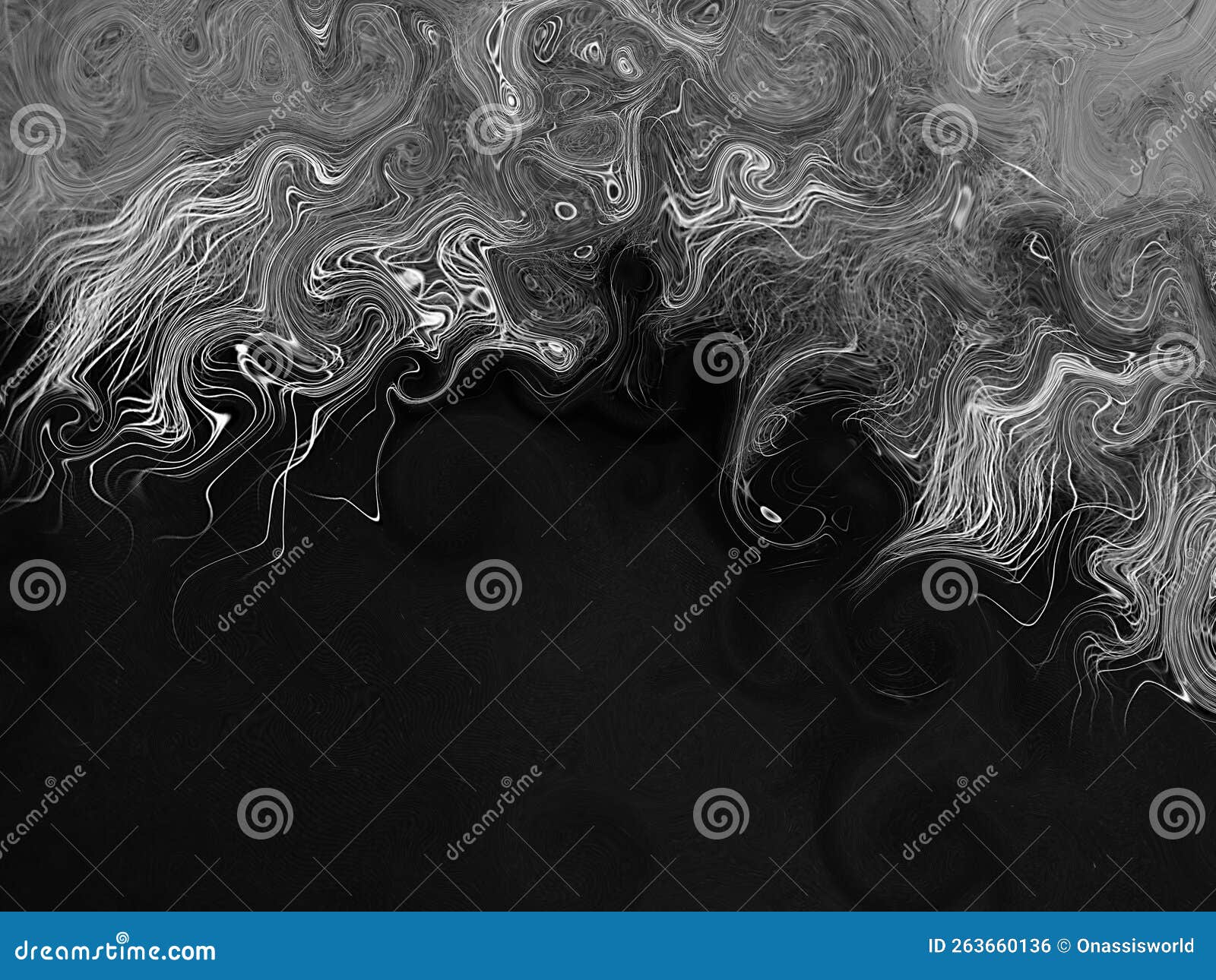 Hair Abstract Background Shapes and Blurs Stock Illustration ...