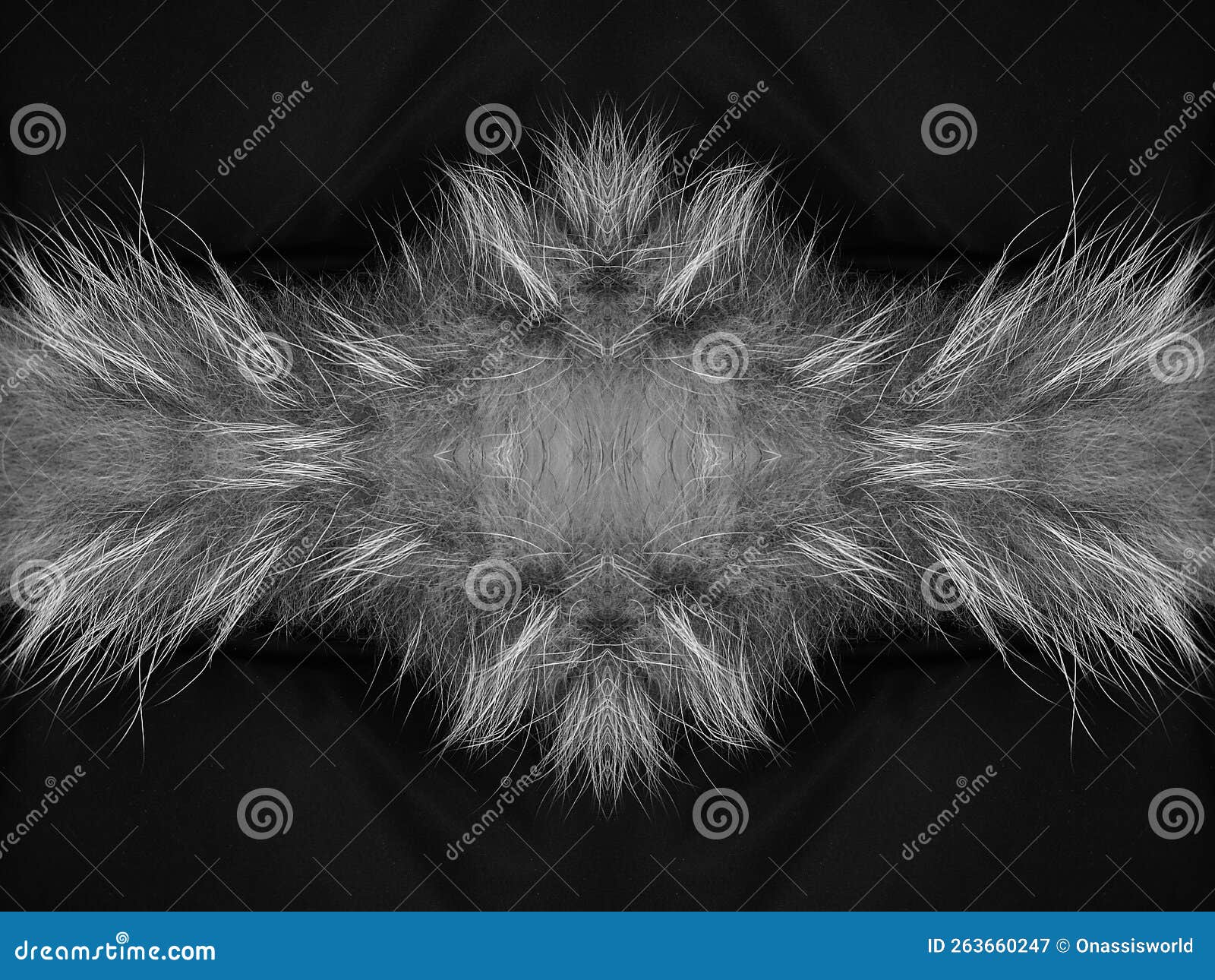 Hair Abstract Background Shapes and Blurs Stock Illustration ...