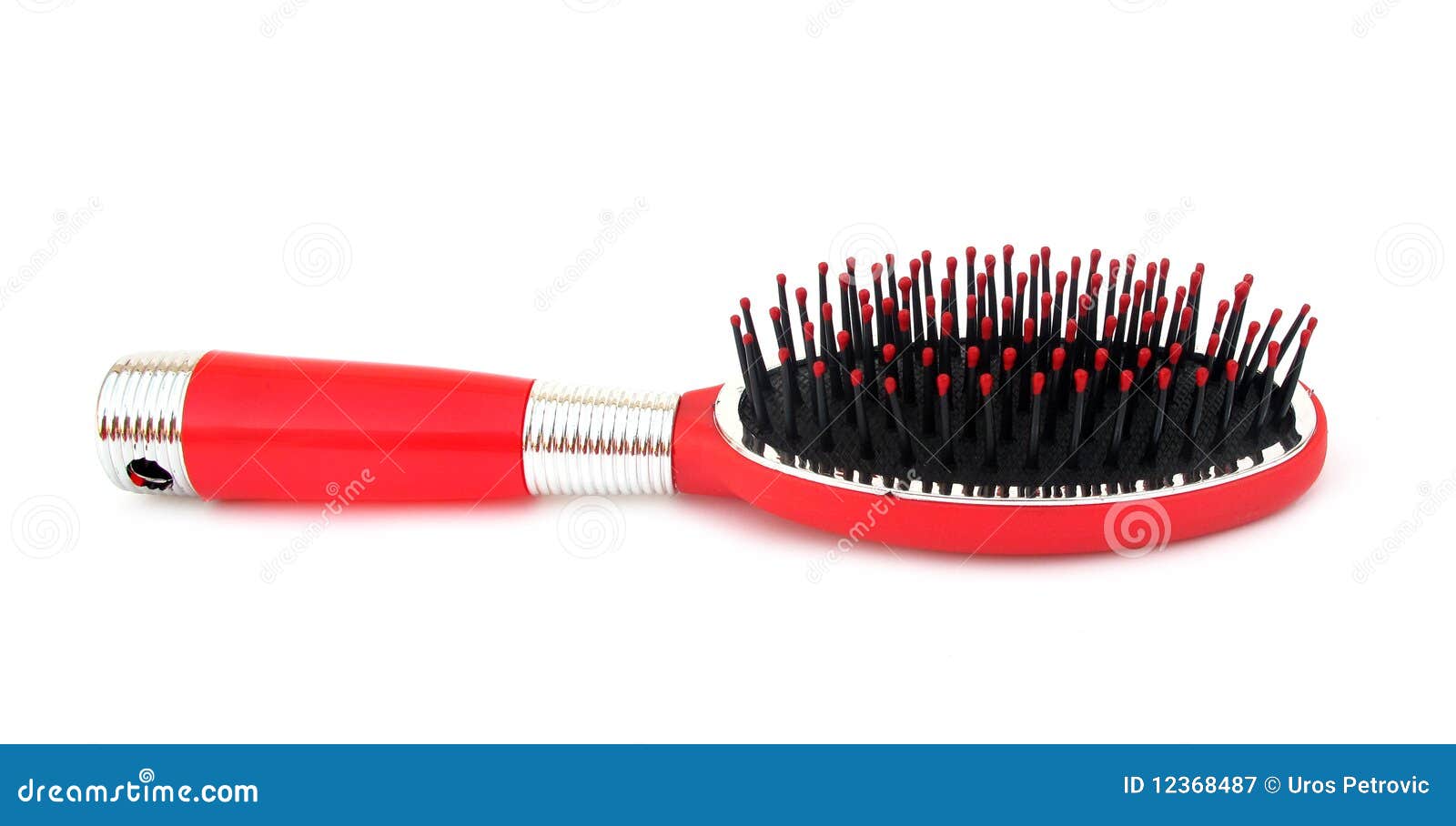 Hair brush stock image. Image of styling, hair, isolated - 12368487