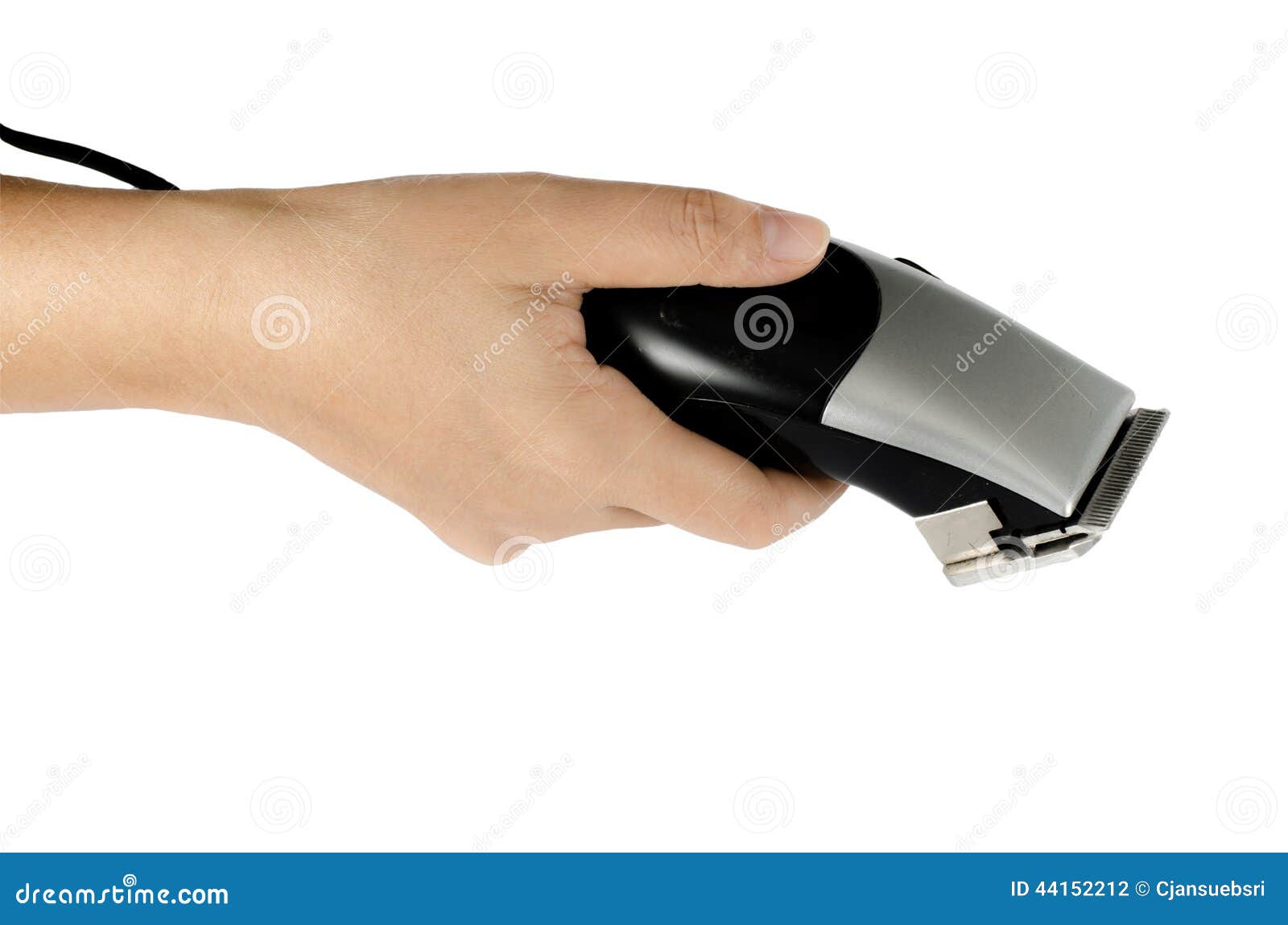 Hair clipper in hand stock photo. Image of barber, equipment - 44152212