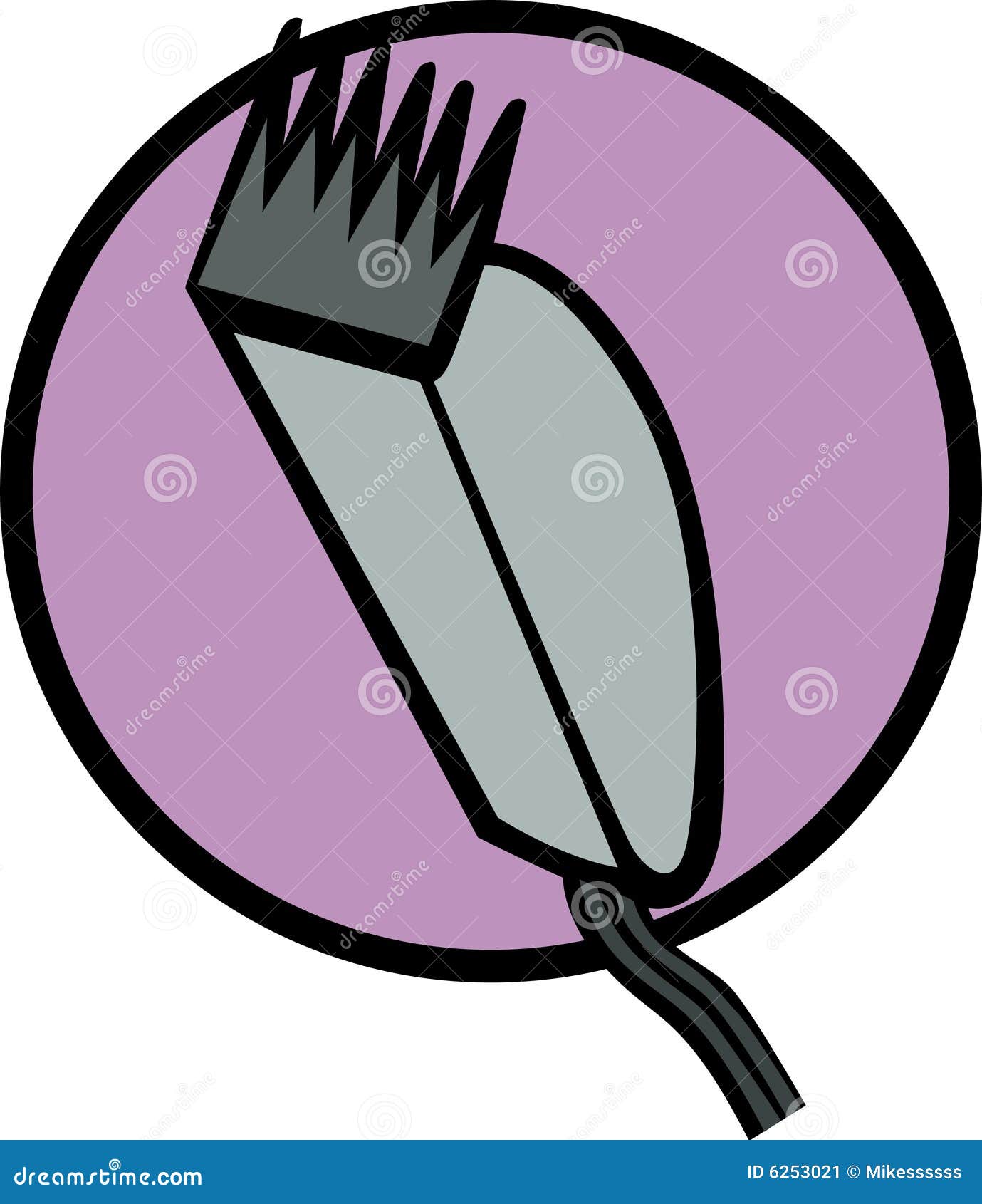 Hair Clipper Machine Vector Illustration | CartoonDealer.com #6253021