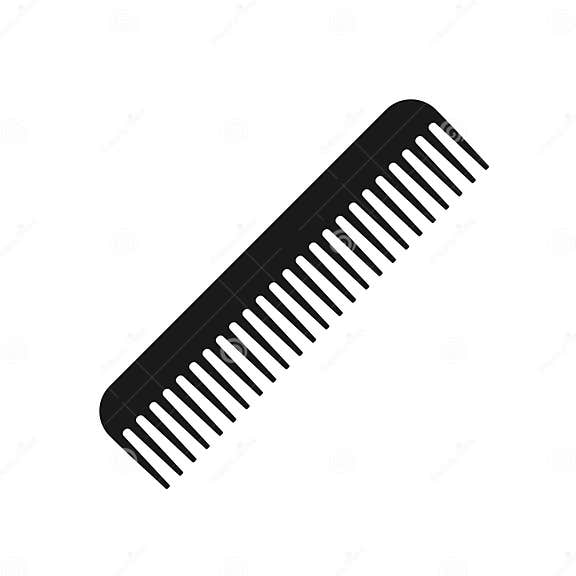 Hair Comb Flat Design Vector Illustration Stock Illustration ...