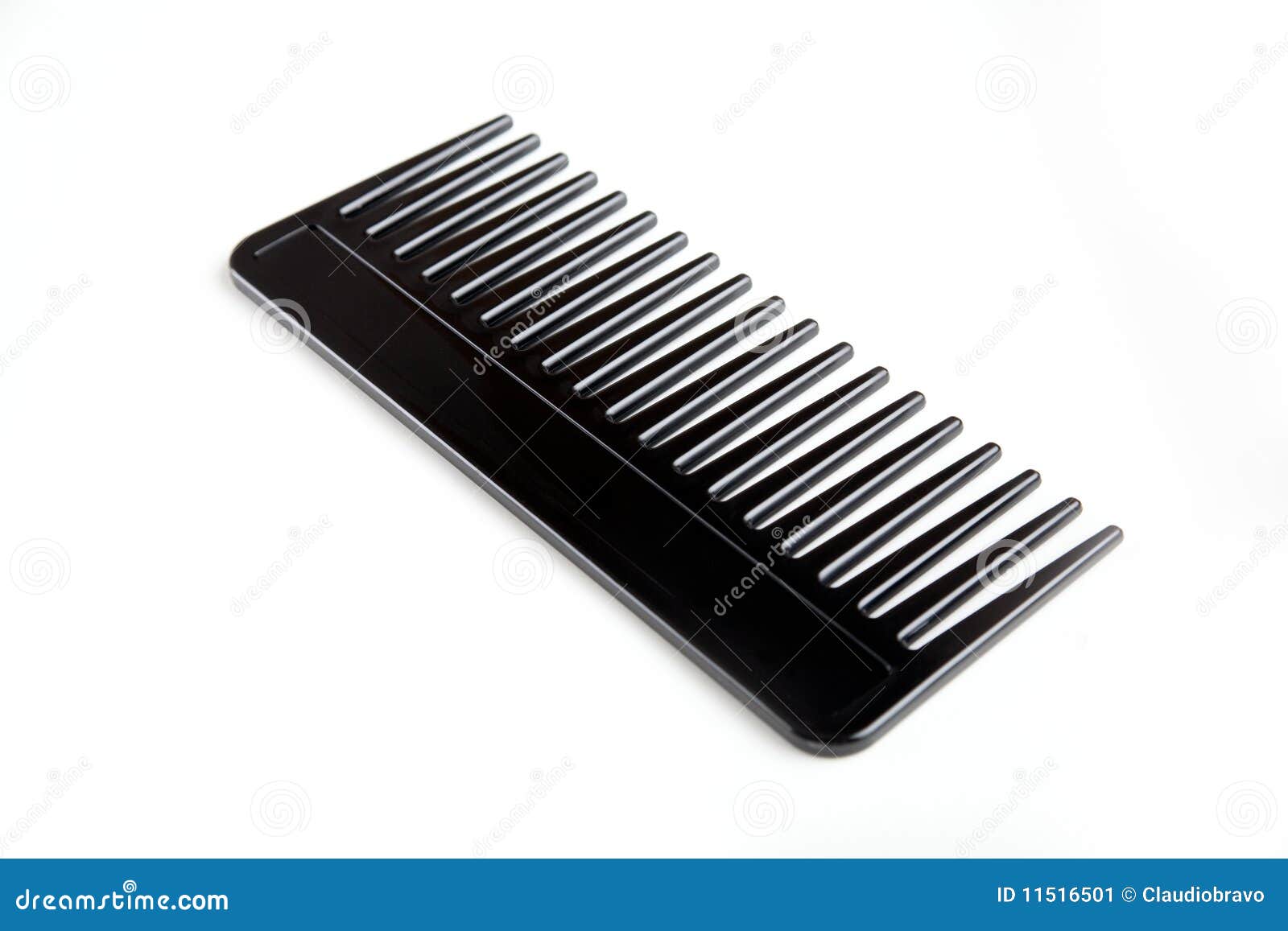 Hair Comb Isolated on White Stock Image - Image of plastic, white: 11516501