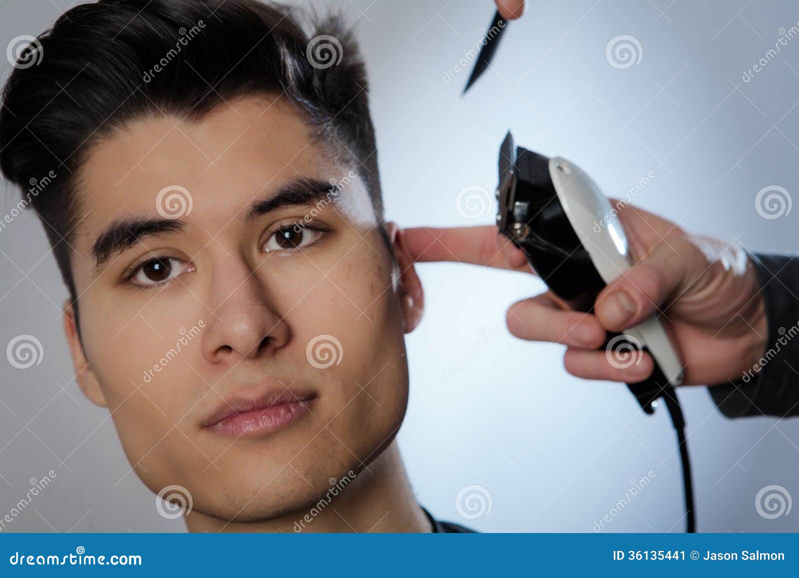 Hair cut stock image. Image of salon, person, comb, cutting - 36135441