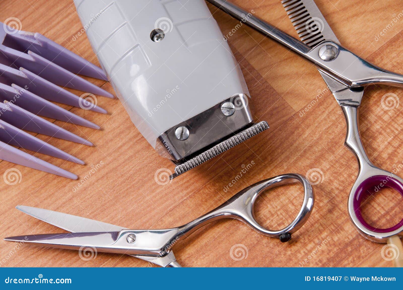 Hair cutting supplys stock image. Image of moustache - 16819407