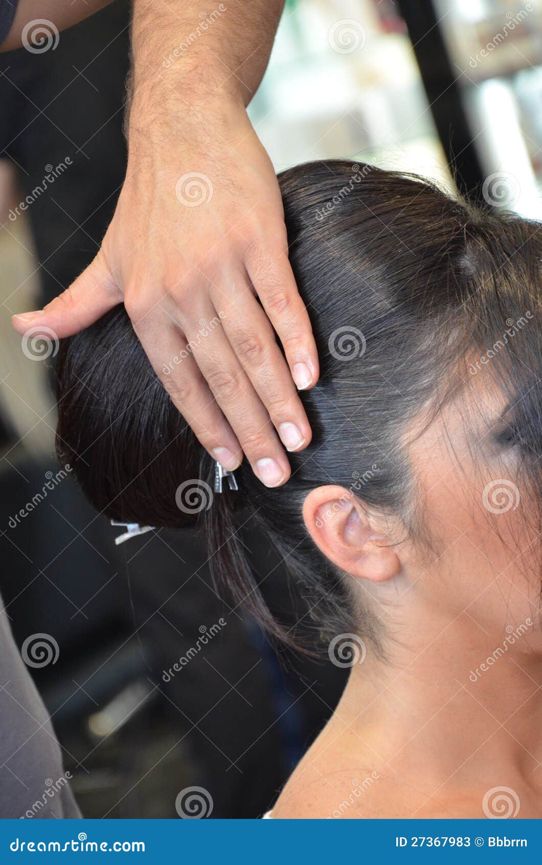 Hair dressing stock image. Image of comb, adult, body - 27367983