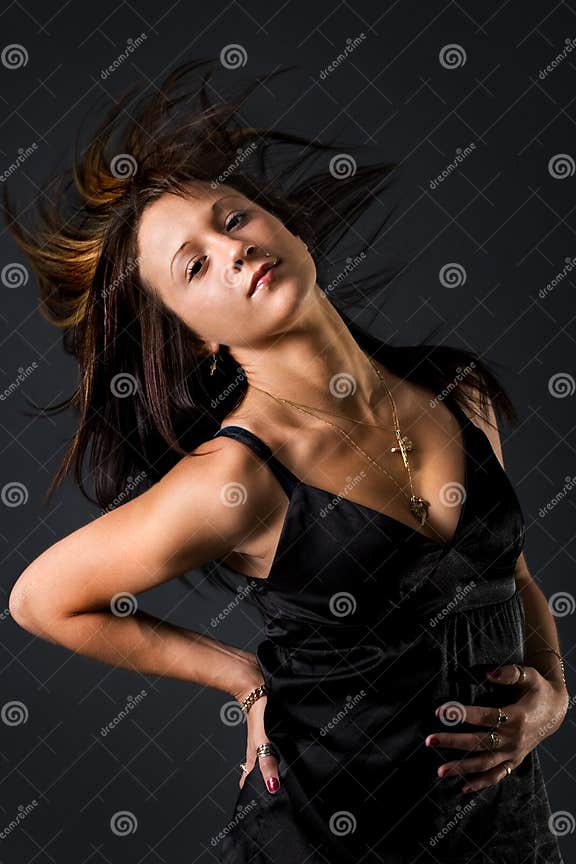 A hair flick stock photo. Image of people, beautiful, flick - 2655032