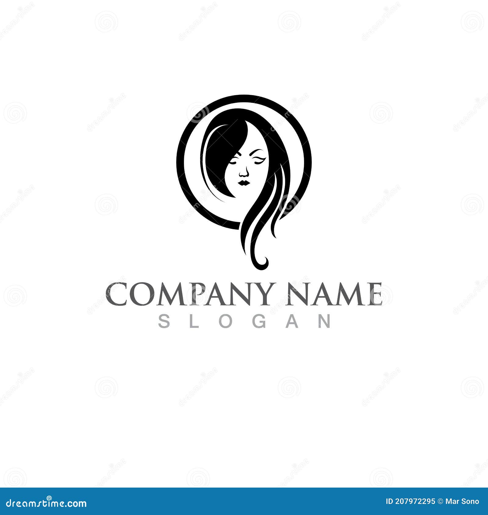 Hair Logo Icon Vector Illustration Design Image Stock Vector ...