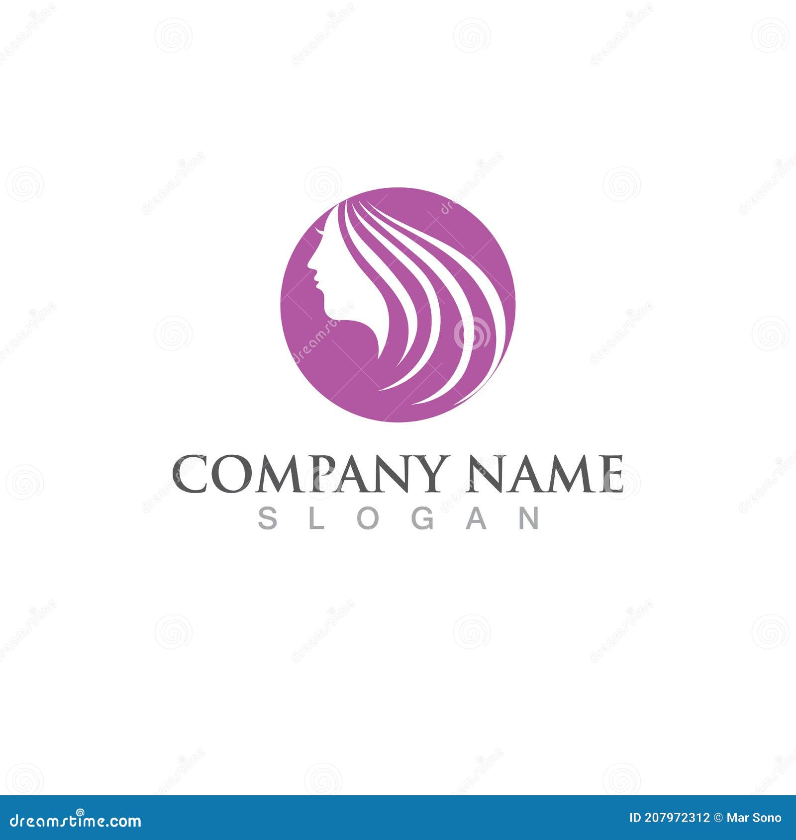 Hair Logo Icon Vector Illustration Design Image Stock Vector ...