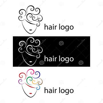 Hair logos stock vector. Illustration of care, clip, collection - 14791117