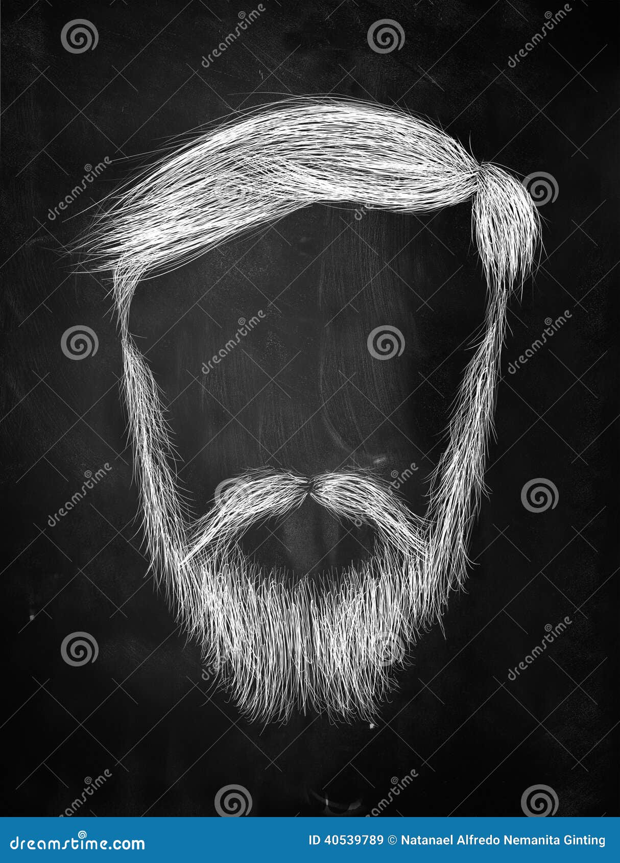 Man Hair, Mustache, Beards Collection. Hipster High Detailed Retro ...