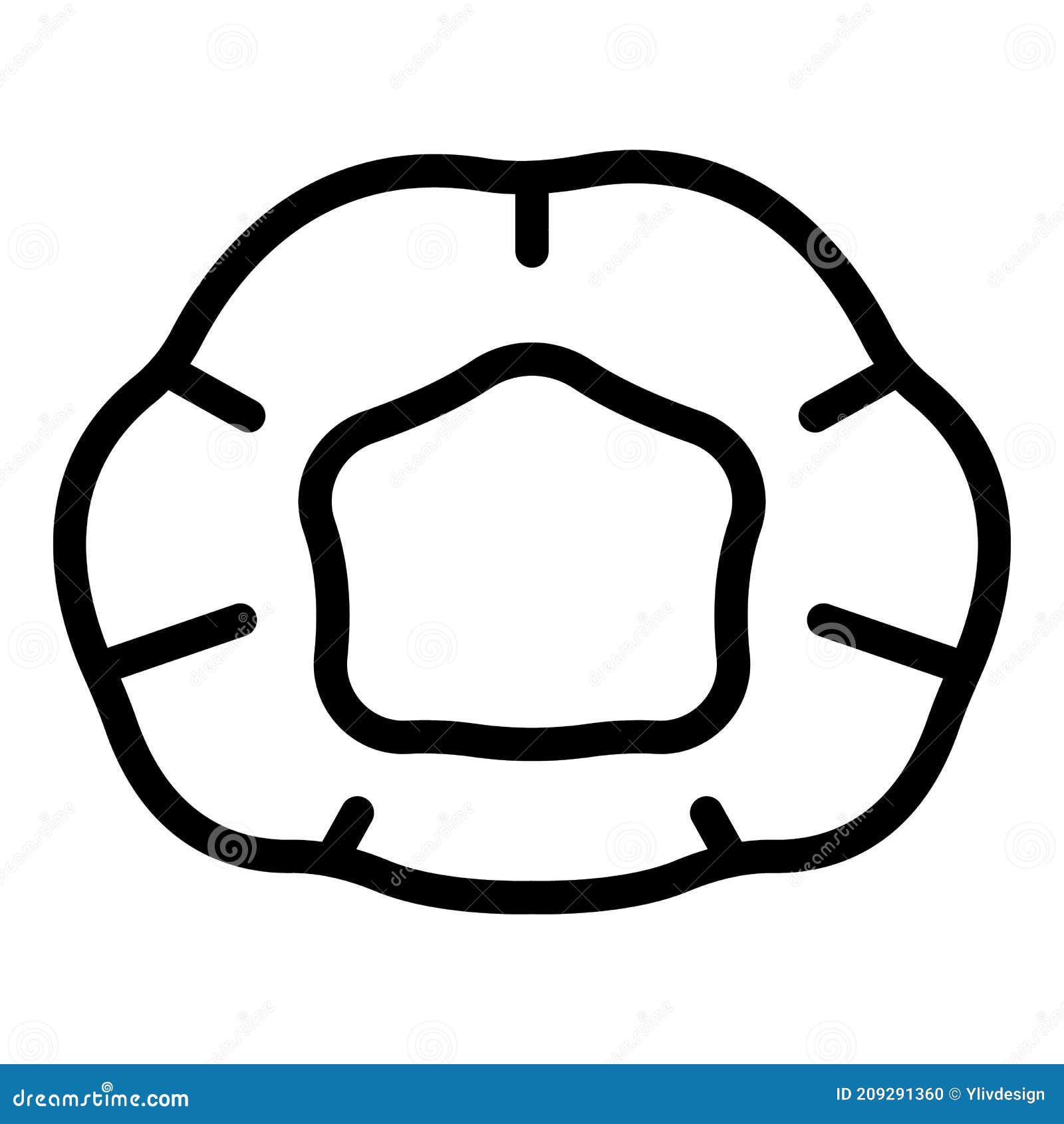 Hair Net Icon, Outline Style Stock Vector - Illustration of isolated ...
