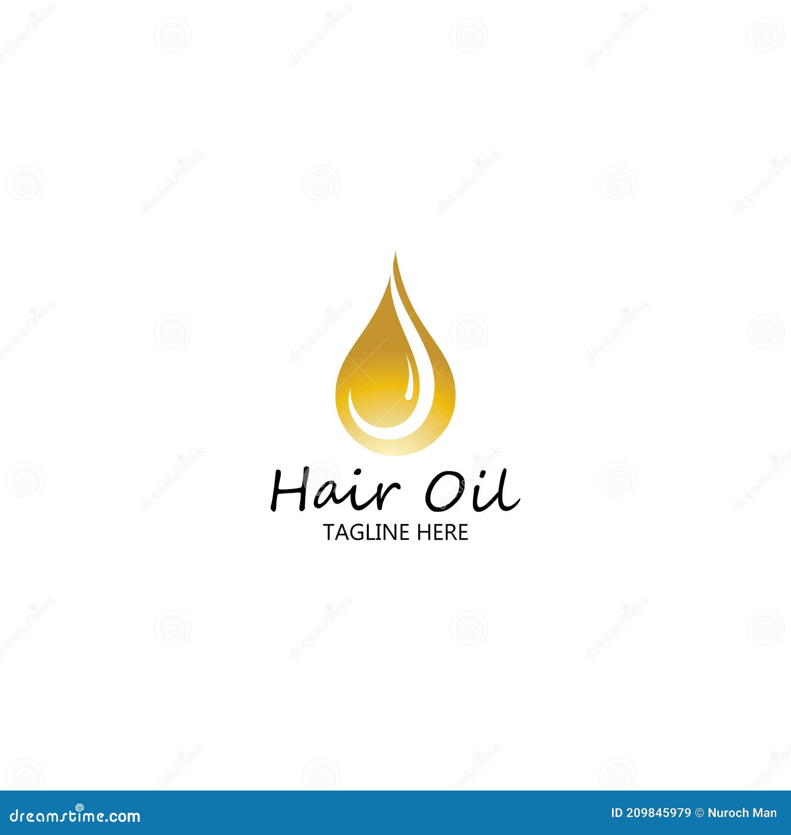 Hair Oil Essential Logo with Drop Oil and Hair Logo Symbol-vector ...