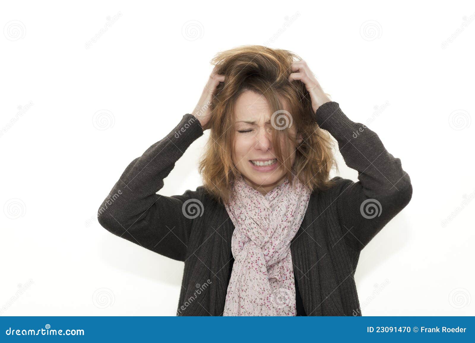 Hair out stock photo. Image of white, closed, expression - 23091470