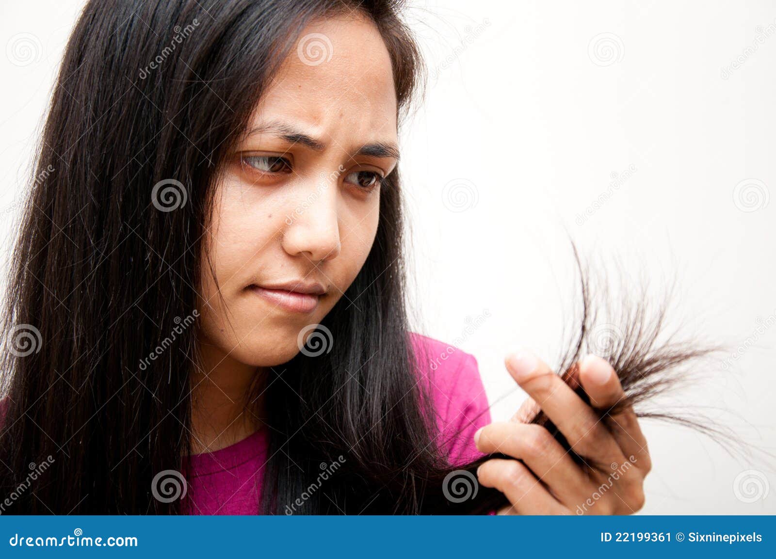 Hair problem stock image. Image of female, health, beauty - 22199361