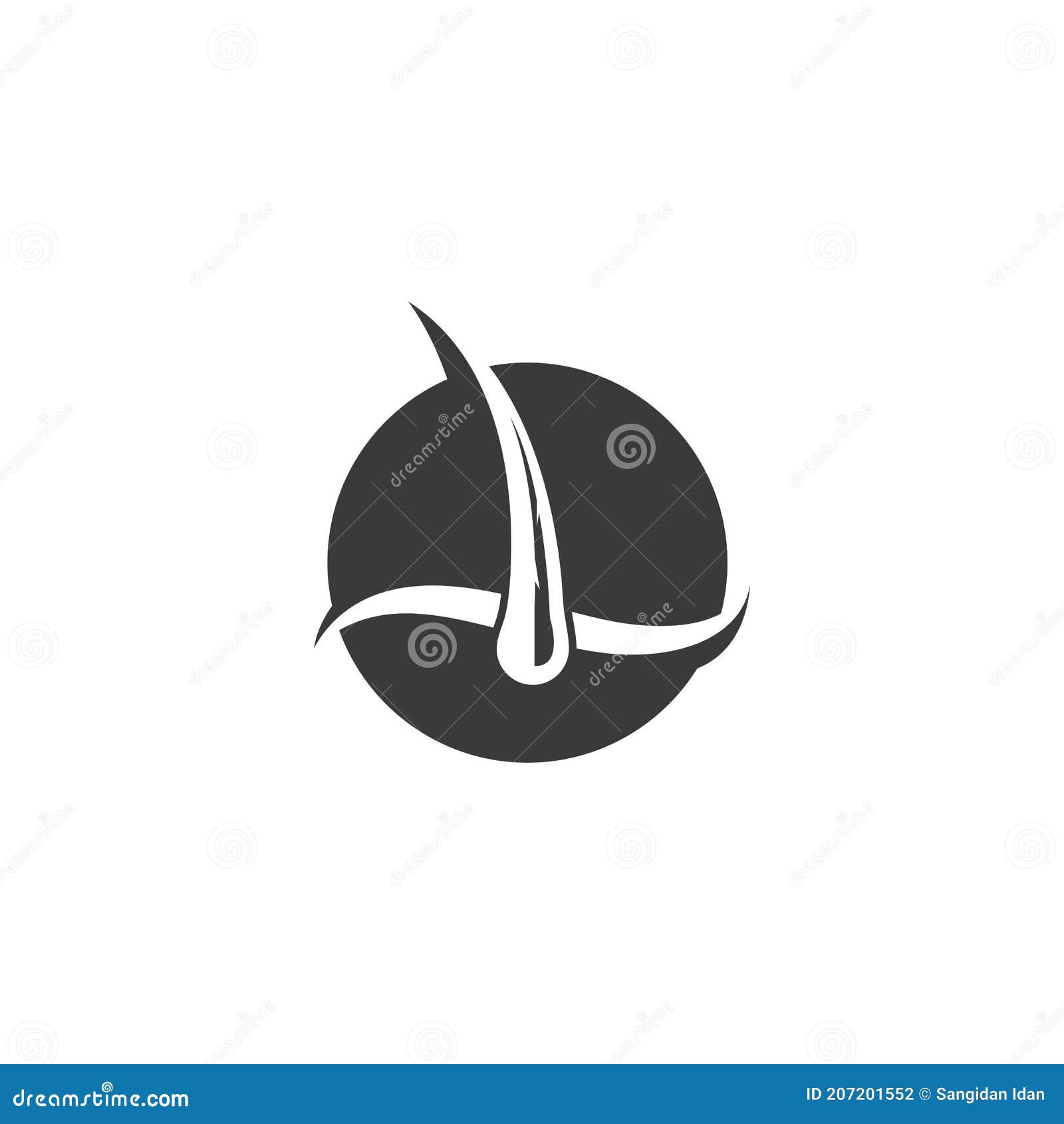 Hair Root Icon Vector Illustration Design Stock Vector - Illustration ...