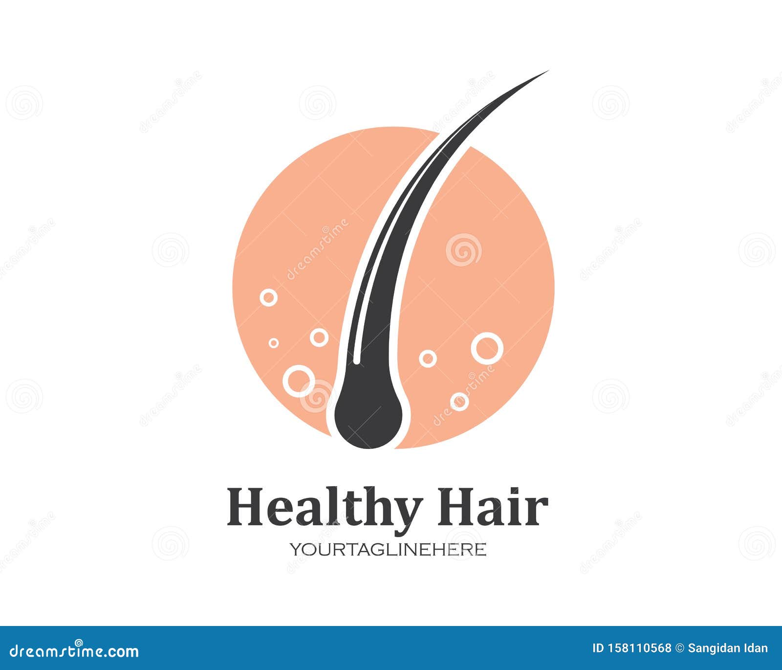 Hair Root Icon Vector Illustration Design Stock Vector - Illustration ...