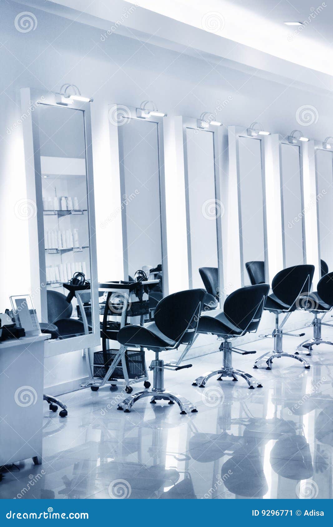 Hair salon stock image. Image of floor, health, hairbrush - 9296771