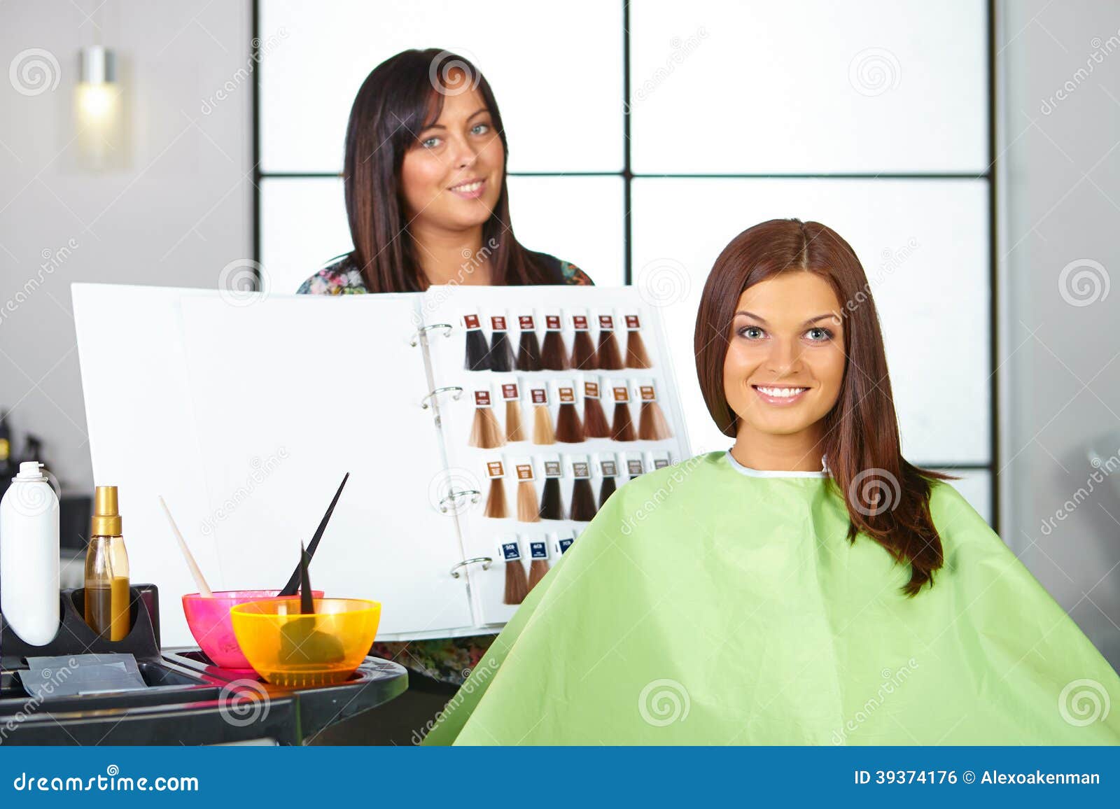 Hair salon. stock photo. Image of hairstyle, waist, color - 39374176