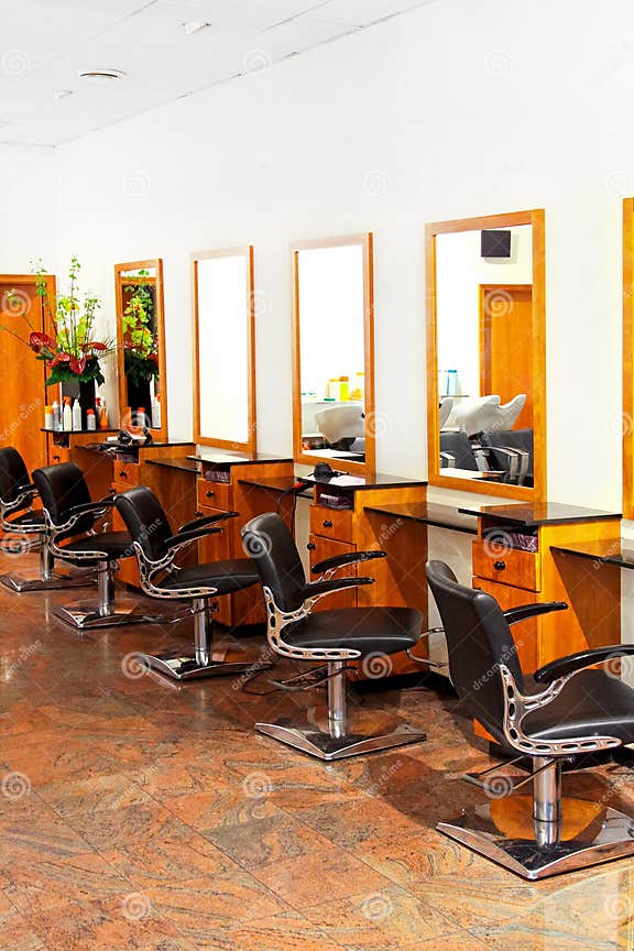 Hair saloon stock image. Image of hair, seat, salon, modern - 14380823