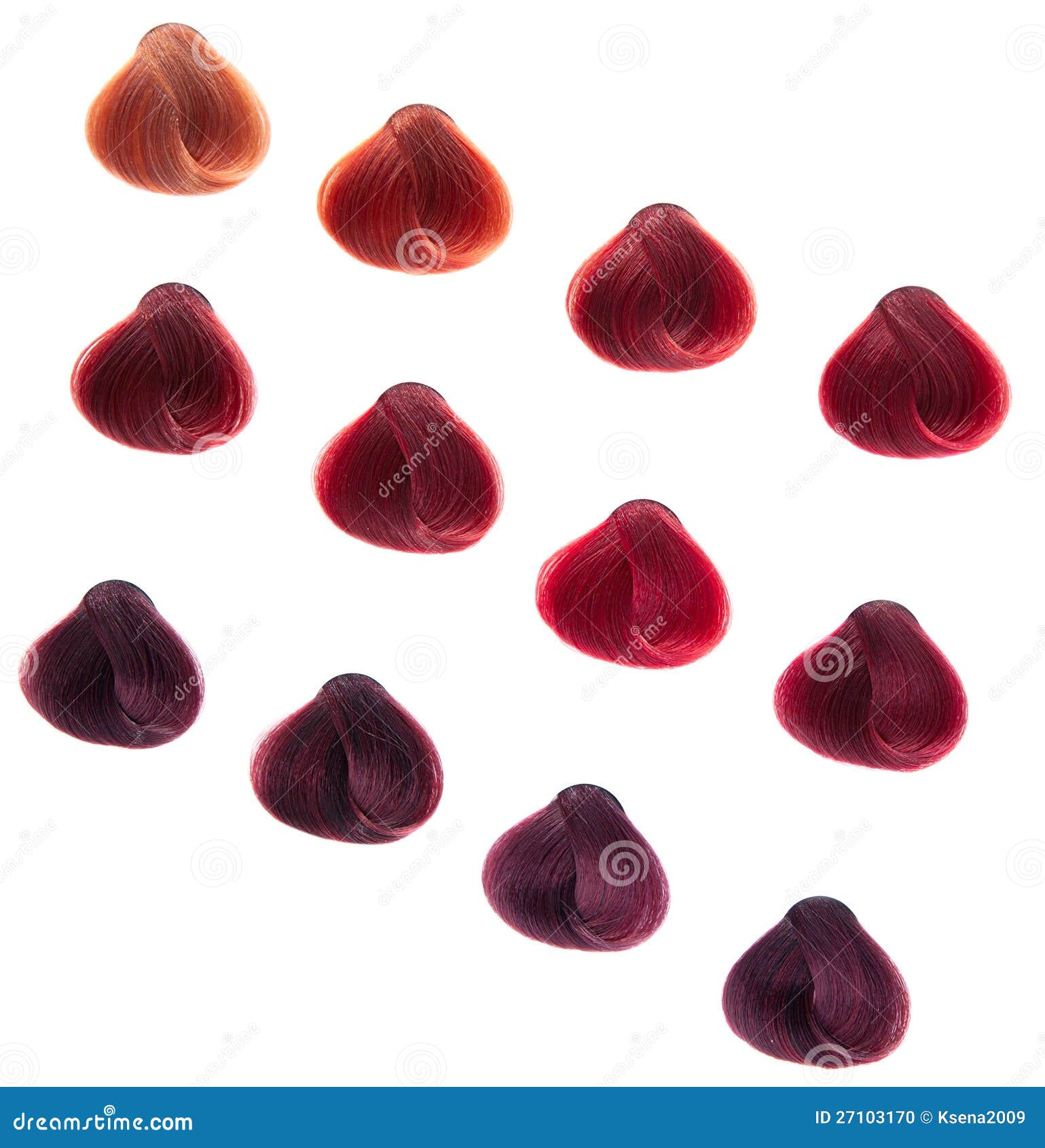 Hair samples stock photo. Image of black, created, isolated - 27103170