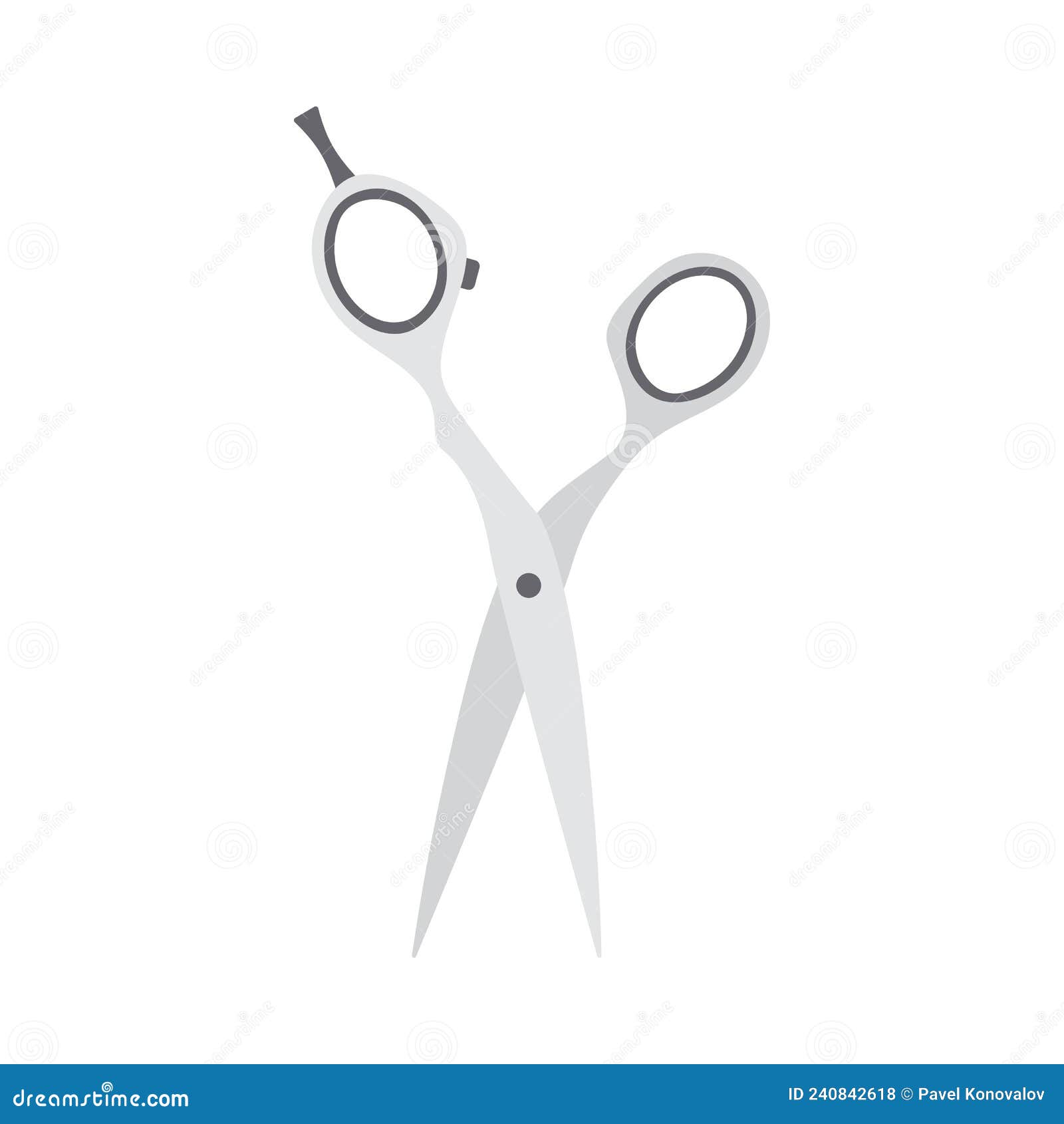 Hair Scissors Icon stock vector. Illustration of haircutting - 240842618
