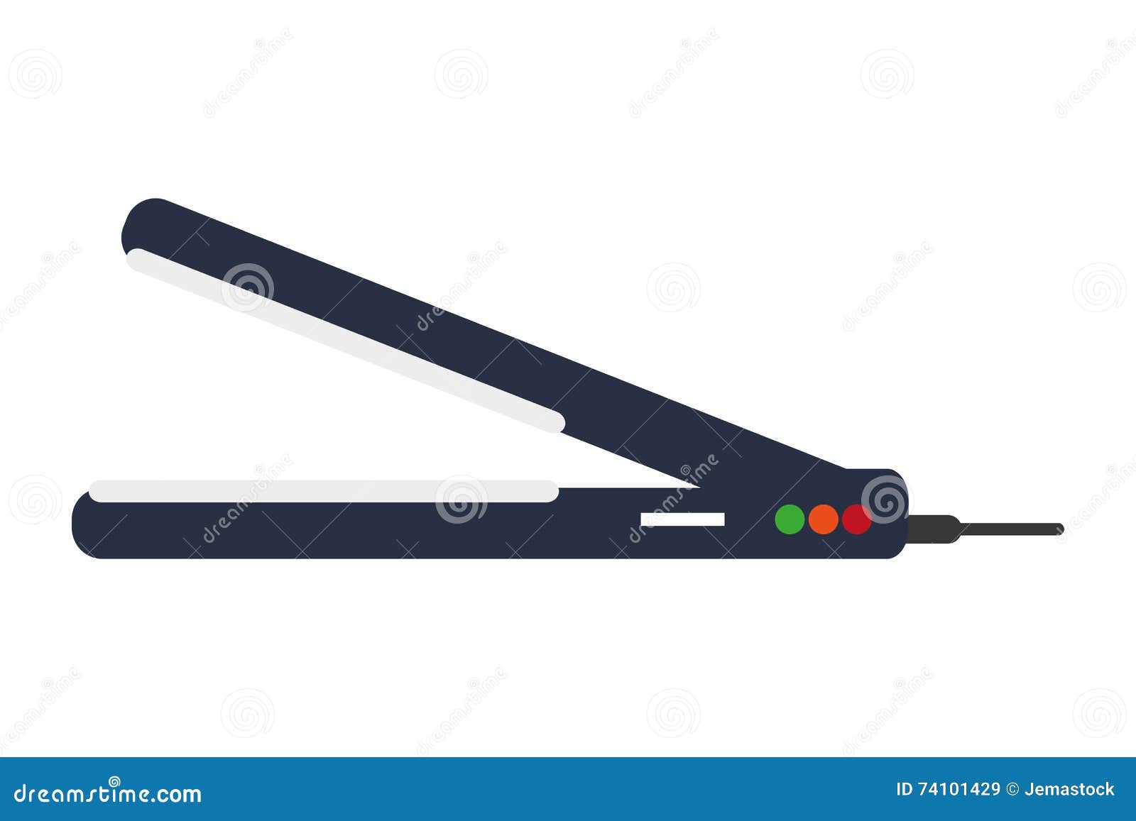 Hair straightener icon stock illustration. Illustration of modern - 74101429