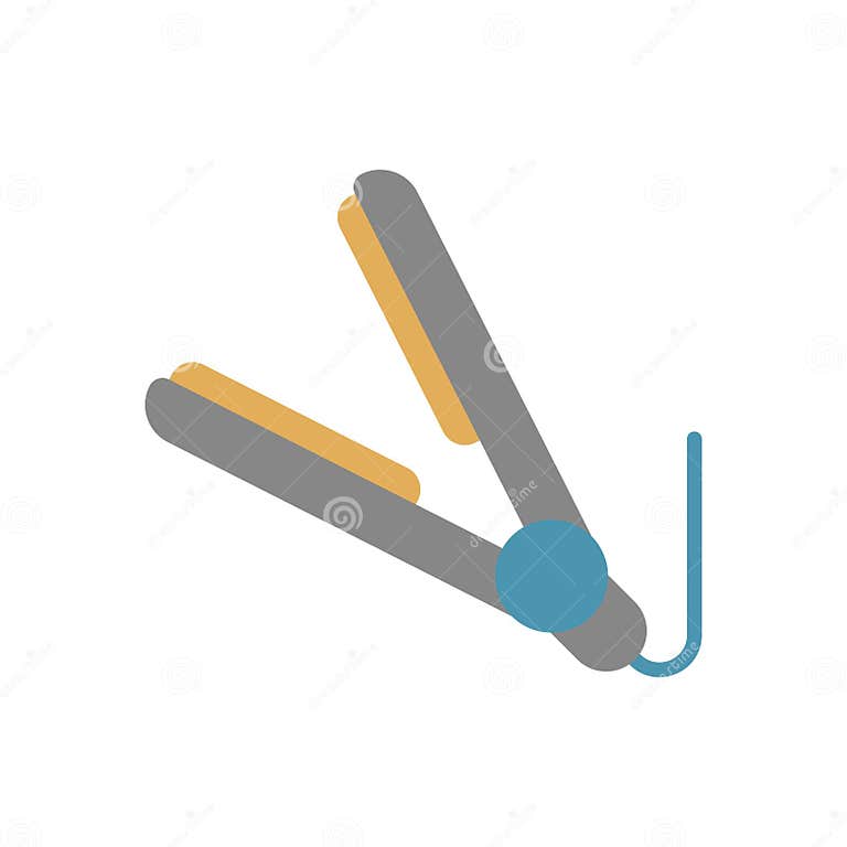 Hair Straightener Icon Vector Basic Design Simple and Modern Stock Vector - Illustration of heat ...