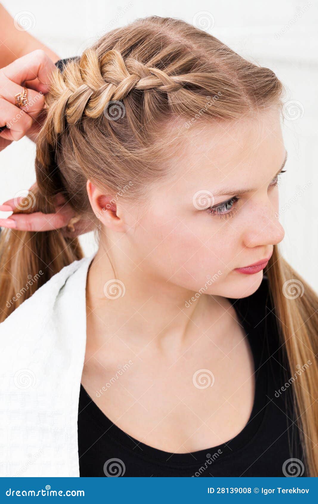 Hair styling stock photo. Image of fashion, coiffure - 28139008