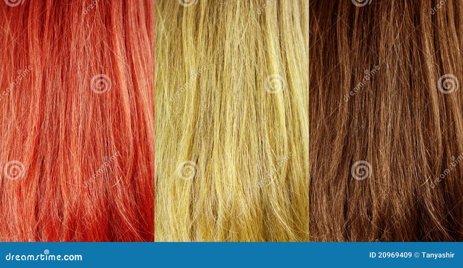 Red Hair Texture, Close Up. Hair Pattern On A Red Background Royalty ...