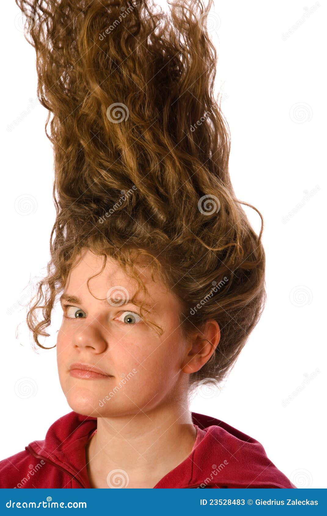 Hair up stock image. Image of caucasian, motion, looking - 23528483