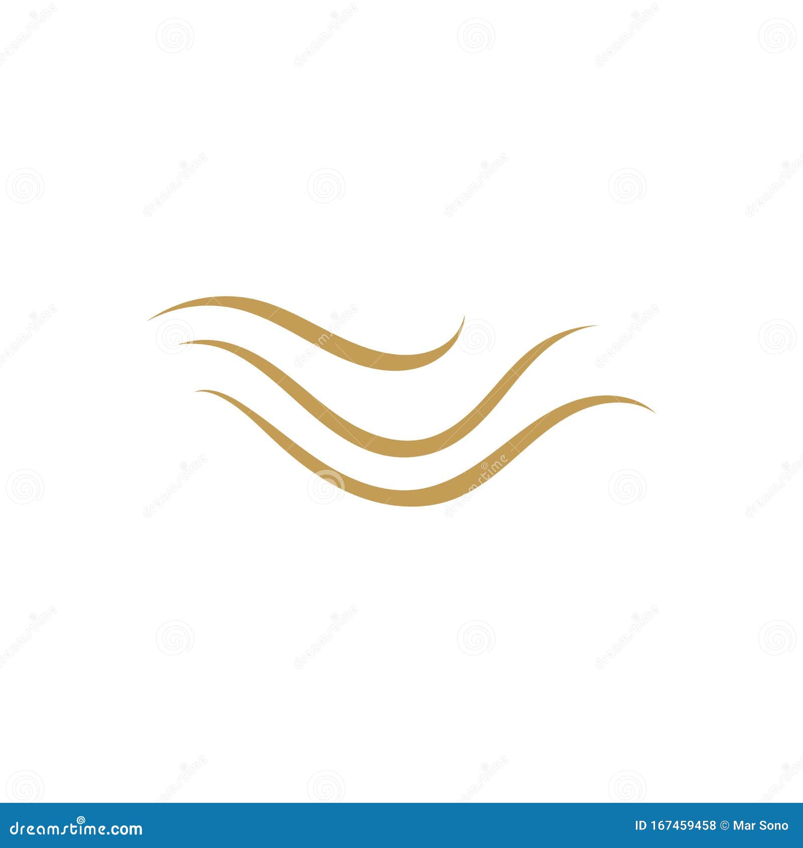 Hair wave logo vector icon stock vector. Illustration of background ...