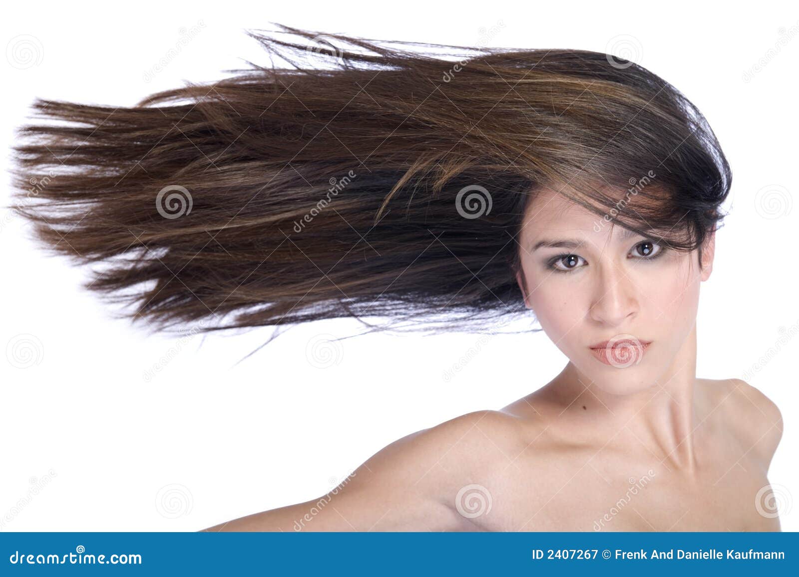 Hair in the wind stock image. Image of shot, hair, woman - 2407267