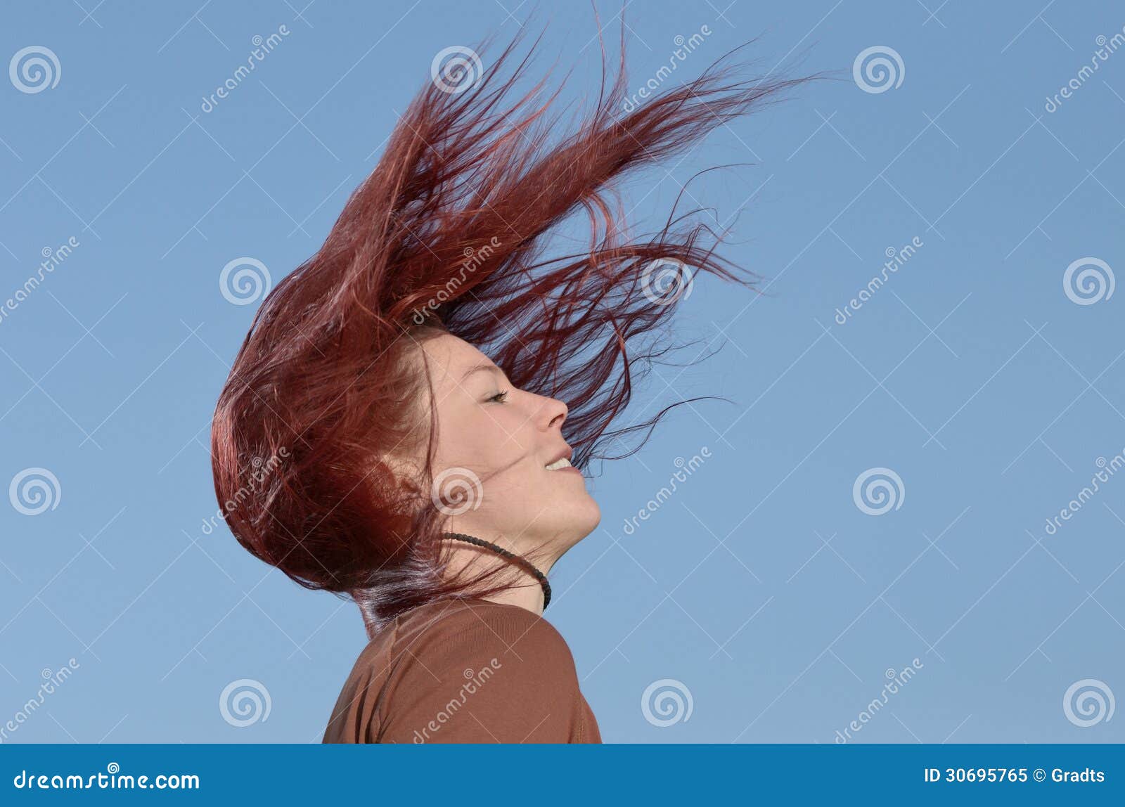 Hair stock image. Image of strong, cosmetics, color, breezy - 30695765