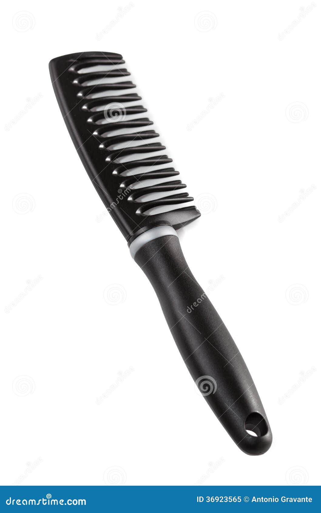 Hairbrush Isolated on White Stock Image - Image of shot, background ...