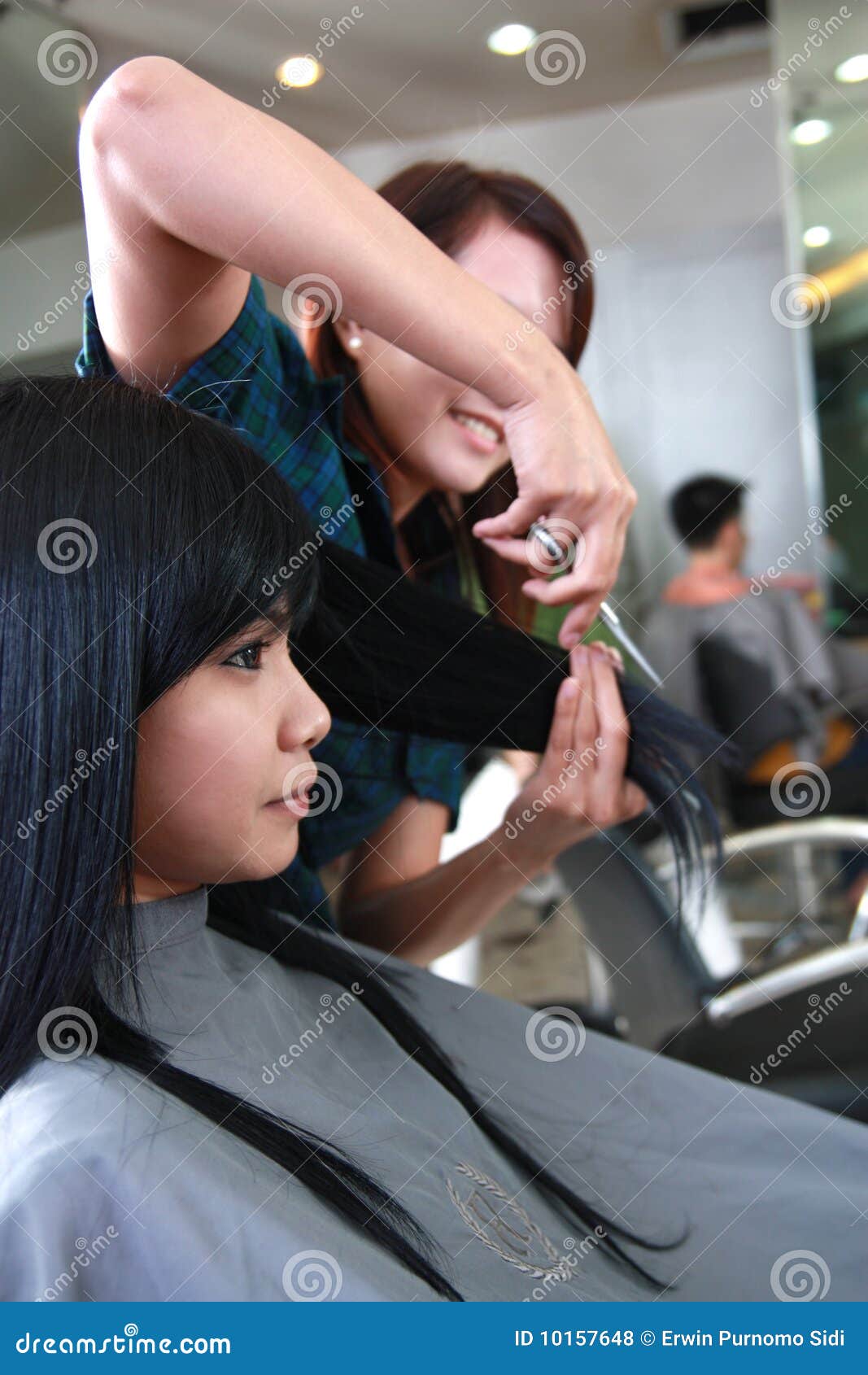 Haircut or hairstyle stock photo. Image of hair, female - 10157648