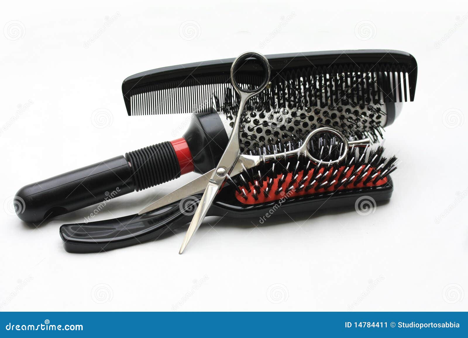 Hairdress tools stock image. Image of steel, beautician - 14784411